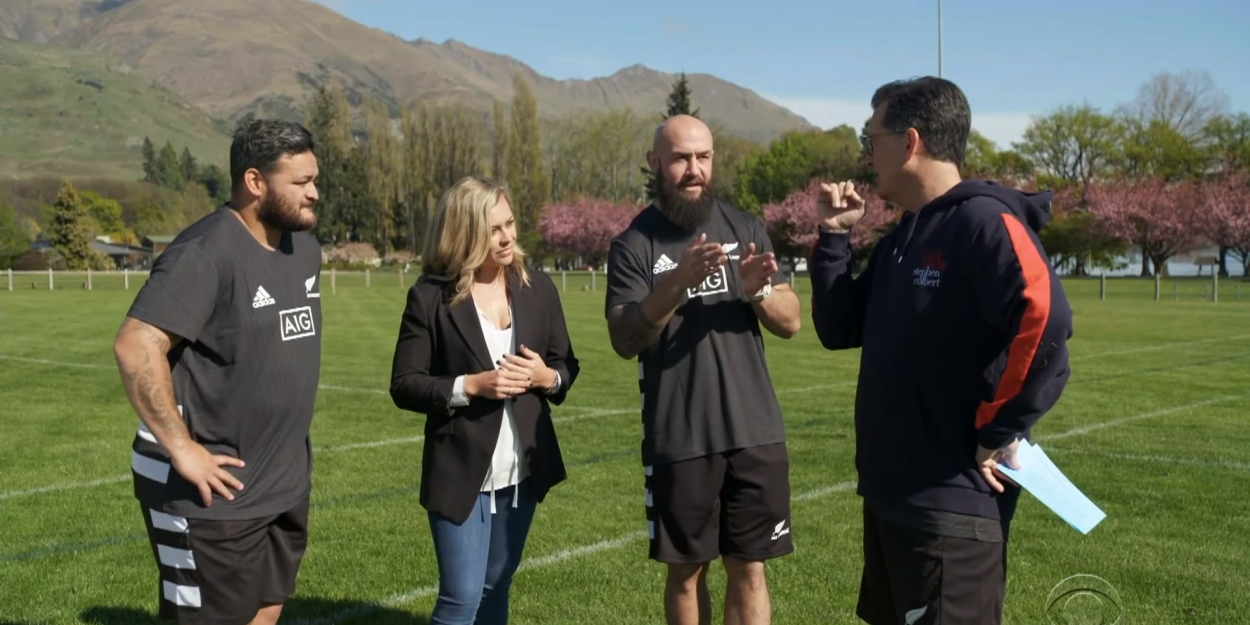 VIDEO: Watch Stephen Colbert Learn How to Play Rugby