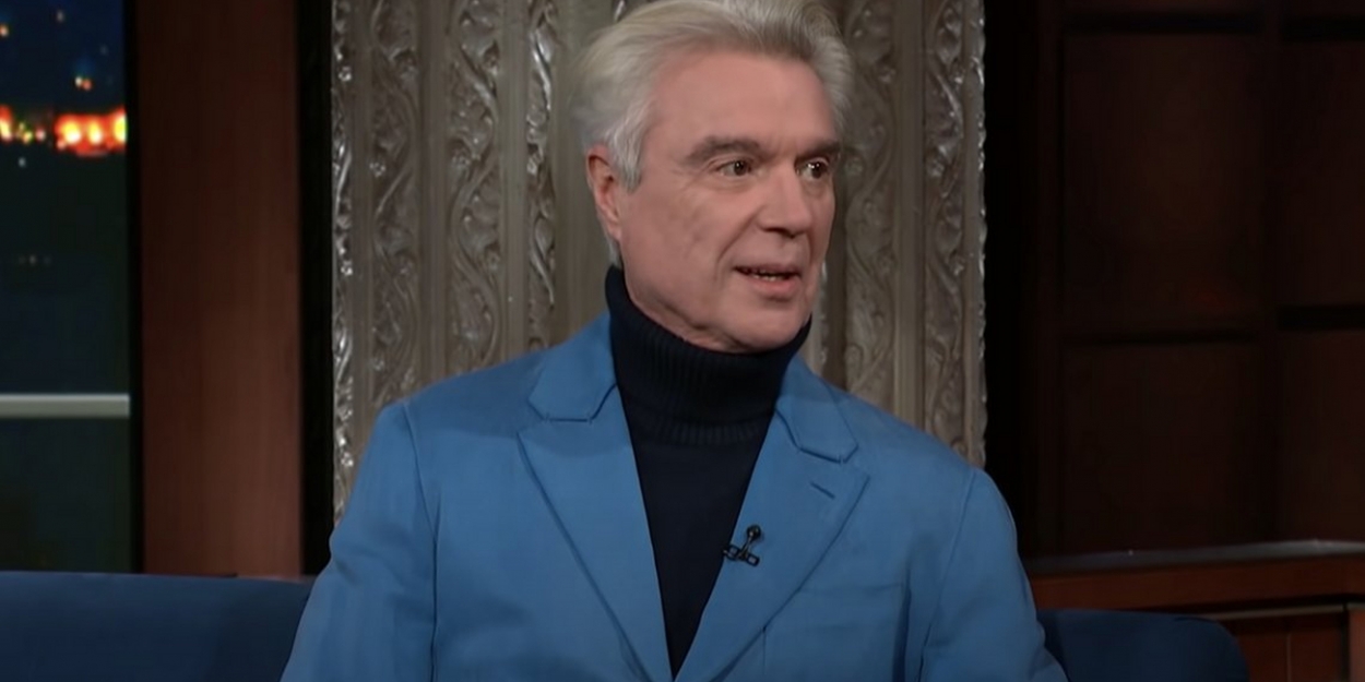 VIDEO: David Byrne Teaches Stephen Colbert Dance Moves on THE LATE SHOW