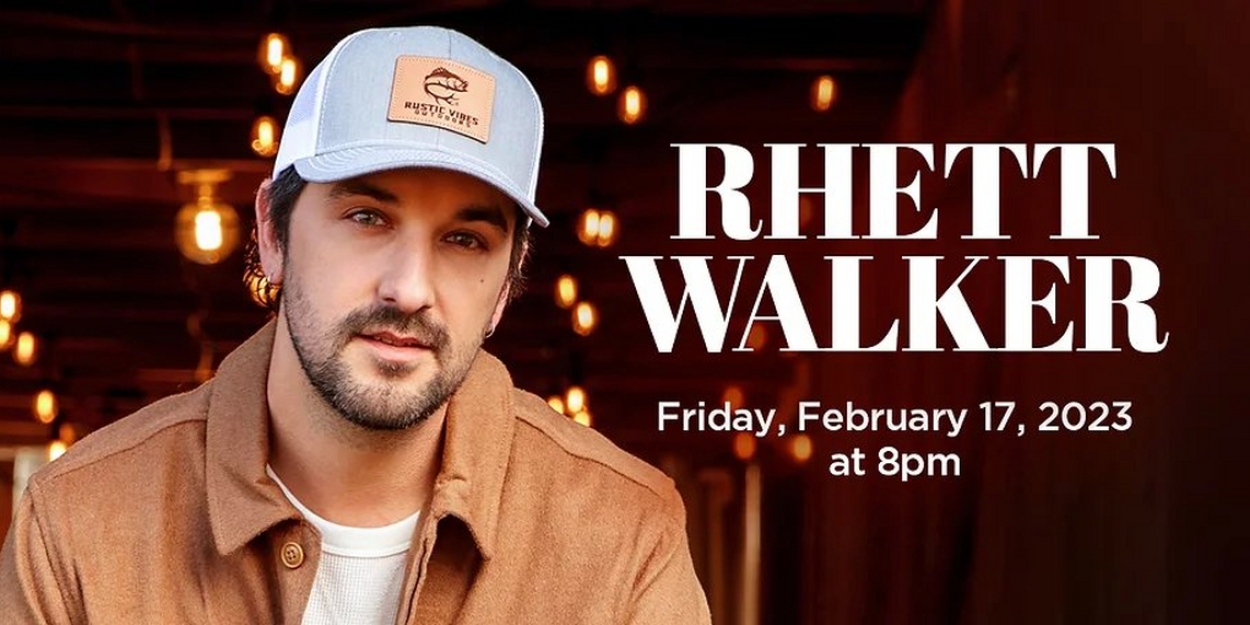 Rhett Walker Comes to the Round Barn Theatre This Weekend