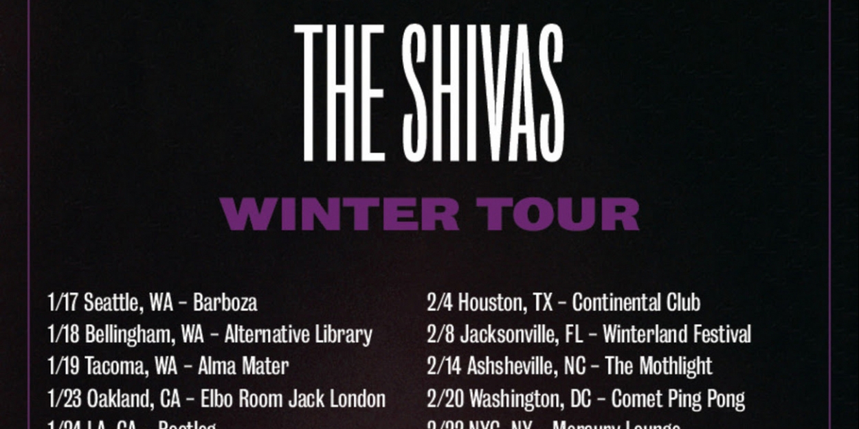 The Shivas Announce US Tour Dates & Share 'Can't Relax' Video