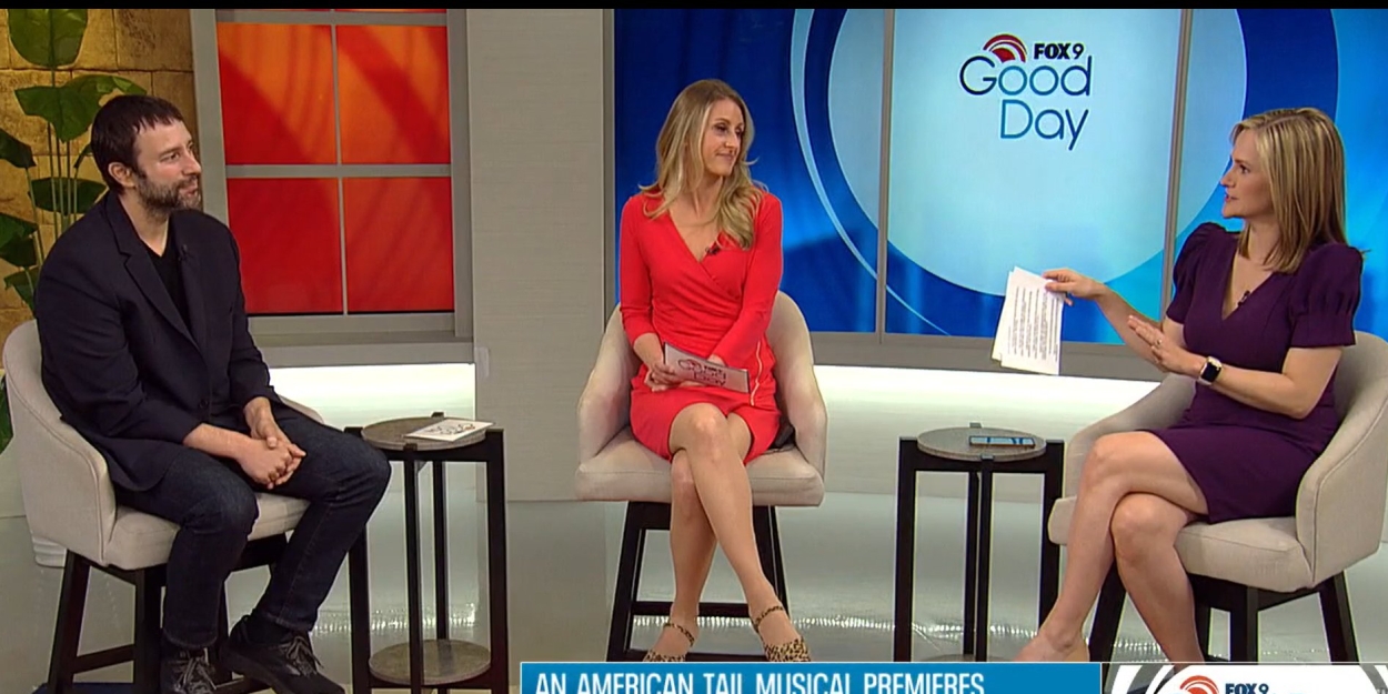 Video: AN AMERICAN TAIL THE MUSICAL Composer Itamar Moses Stops By Fox 9