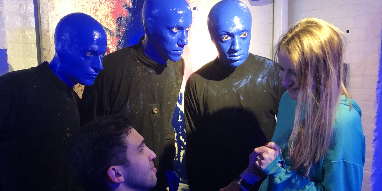 TV: Couple Gets Engaged Onstage at BLUE MAN GROUP Performance!
