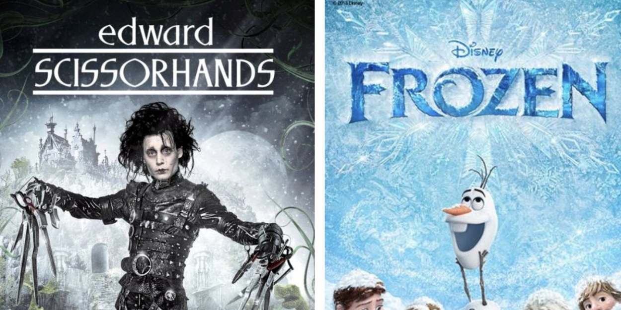 The Warner Will Screen EDWARD SCISSORHANDS and FROZEN This Month