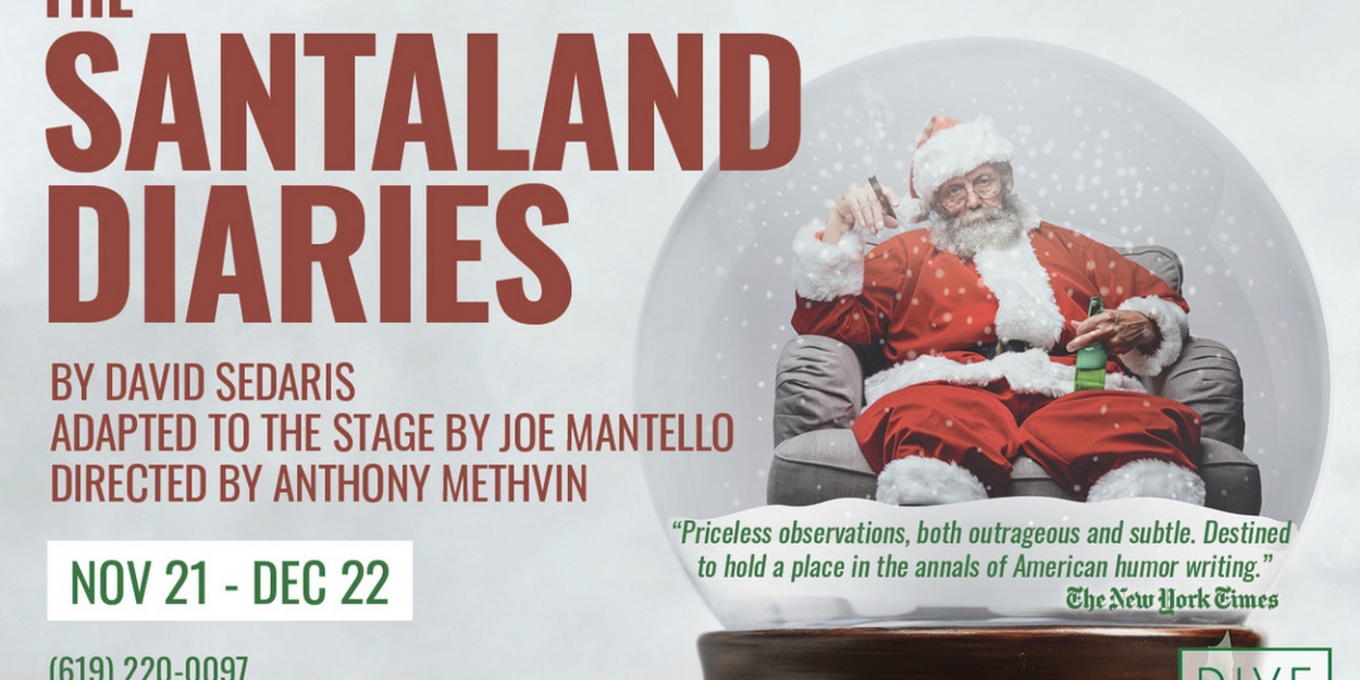 Diversionary Theatre Presents SANTALAND DIARIES this Holiday Season