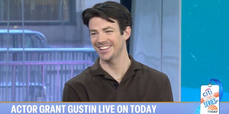 Video: Grant Gustin Teases His WATER FOR ELEPHANTS Trapeze Stunts