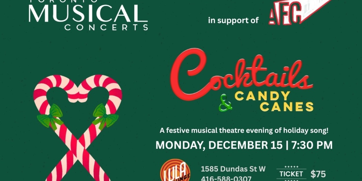 COCKTAILS & CANDY CANES Holiday Concert Will Benefit The AFC