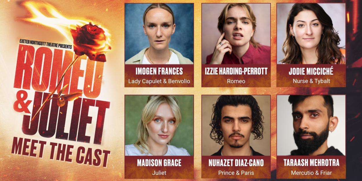 Cast Set For ROMEO & JULIET at Exeter Northcott