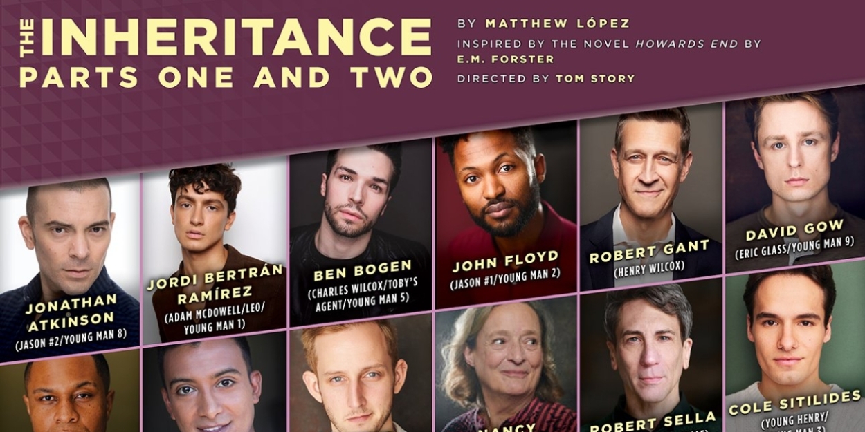 Cast Set for THE INHERITANCE By Matthew Lopez at Round House Theatre