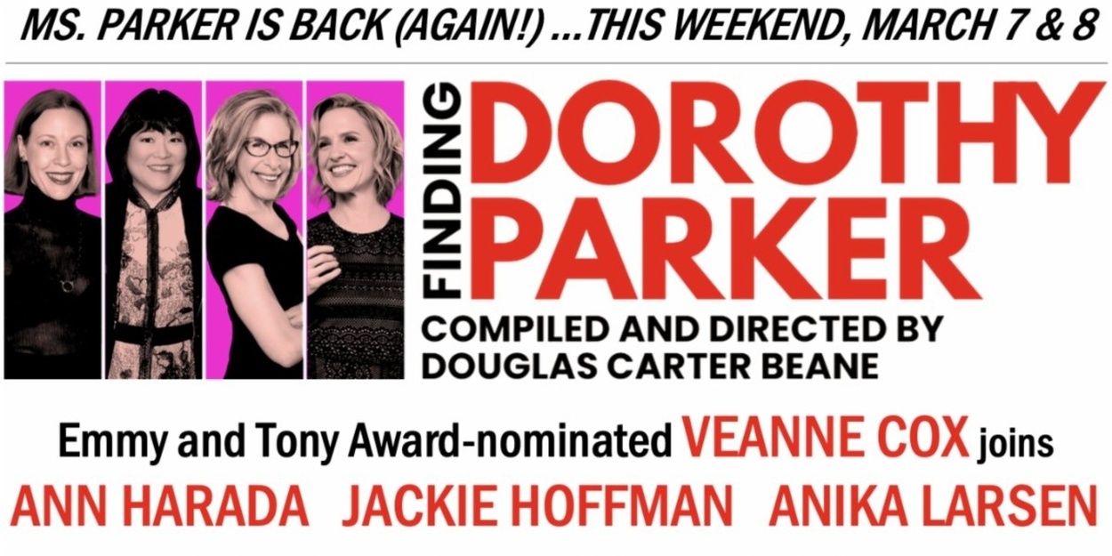 FINDING DOROTHY PARKER To Return to The Laurie Beechman Theatre This ...