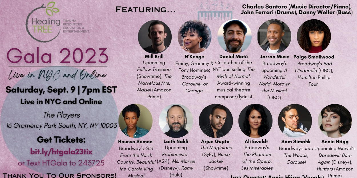 Ali Ewoldt, Will Brill & More Will Take Part in Healing TREE Gala