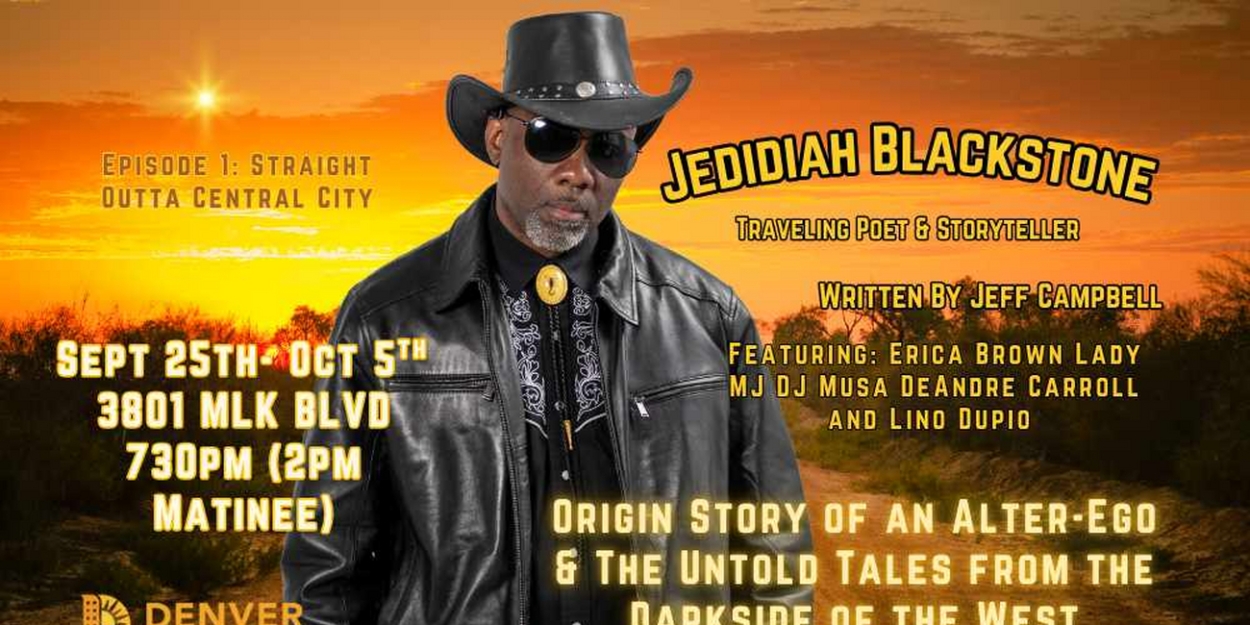 JEDIDIAH BLACKSTONE Comes to Emancipation Theater Company