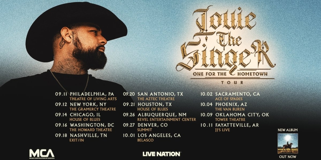 Louie TheSinger to Embark on 14-City 'One For The Hometown' Tour