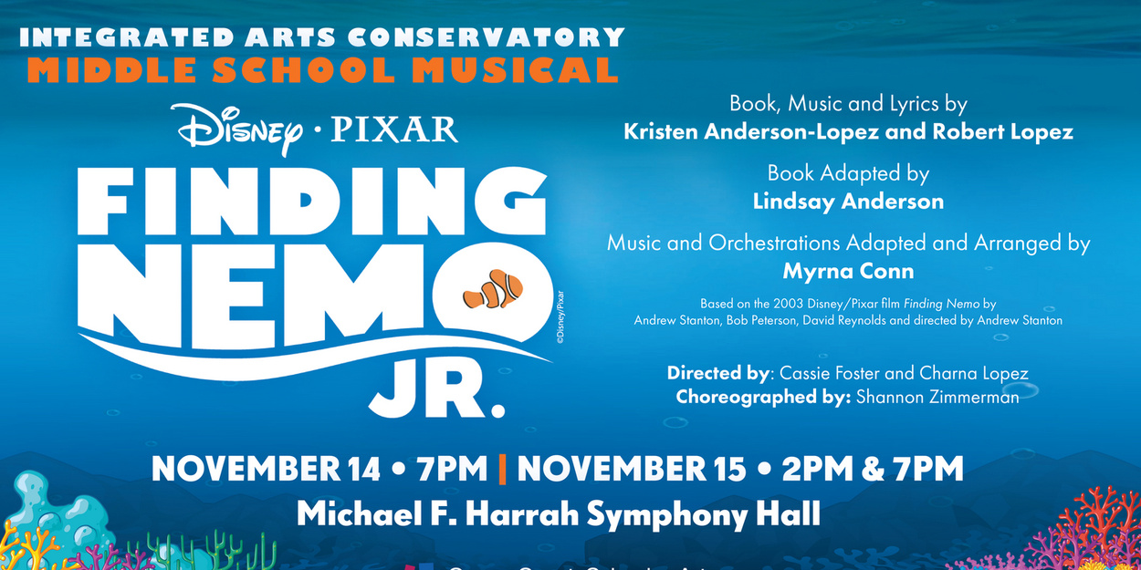 FINDING NEMO JR. to be Presented at Orange County School Of The Arts