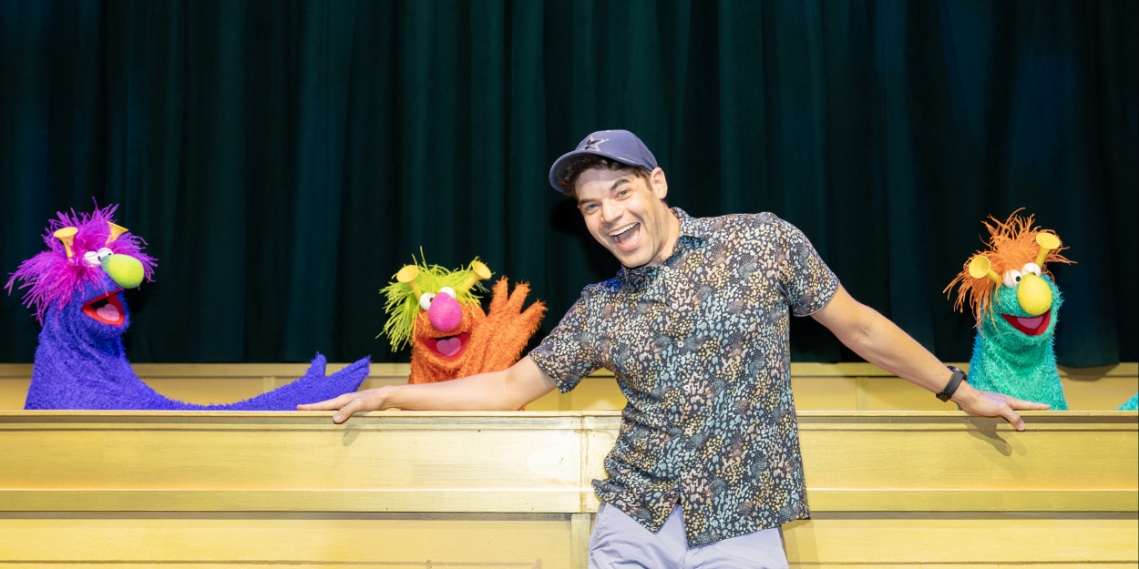 Photos: Jeremy Jordan Pays a Visit to SESAME STREET