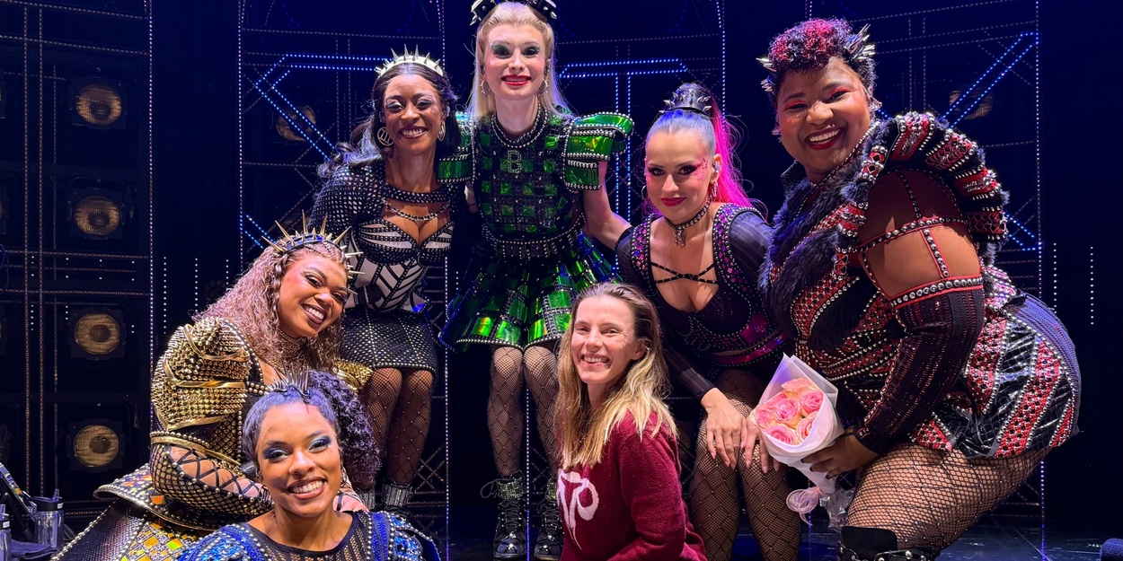 Photos: Betty Gilpin Visits SIX on Broadway