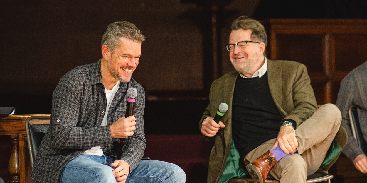 Photos: Matt Damon Joins Alec Baldwin in HOLD ON TO ME DARLING Reading
