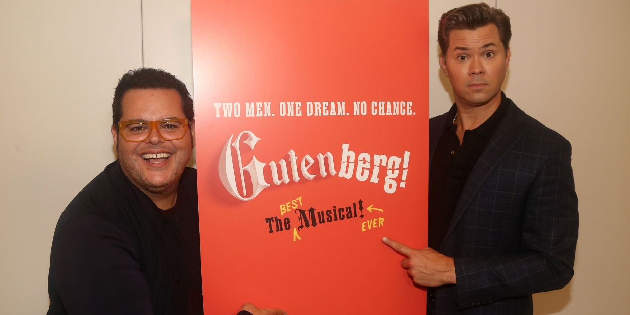 Photos: Josh Gad & Andrew Rannells Get Ready for GUTENBERG! THE MUSICAL!