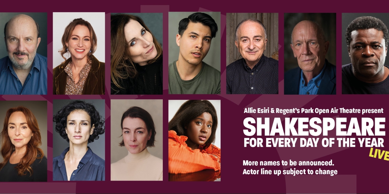 Regent's Park Open Air Theatre Reveals Cast For 2025 SHAKESPEARE FOR ...