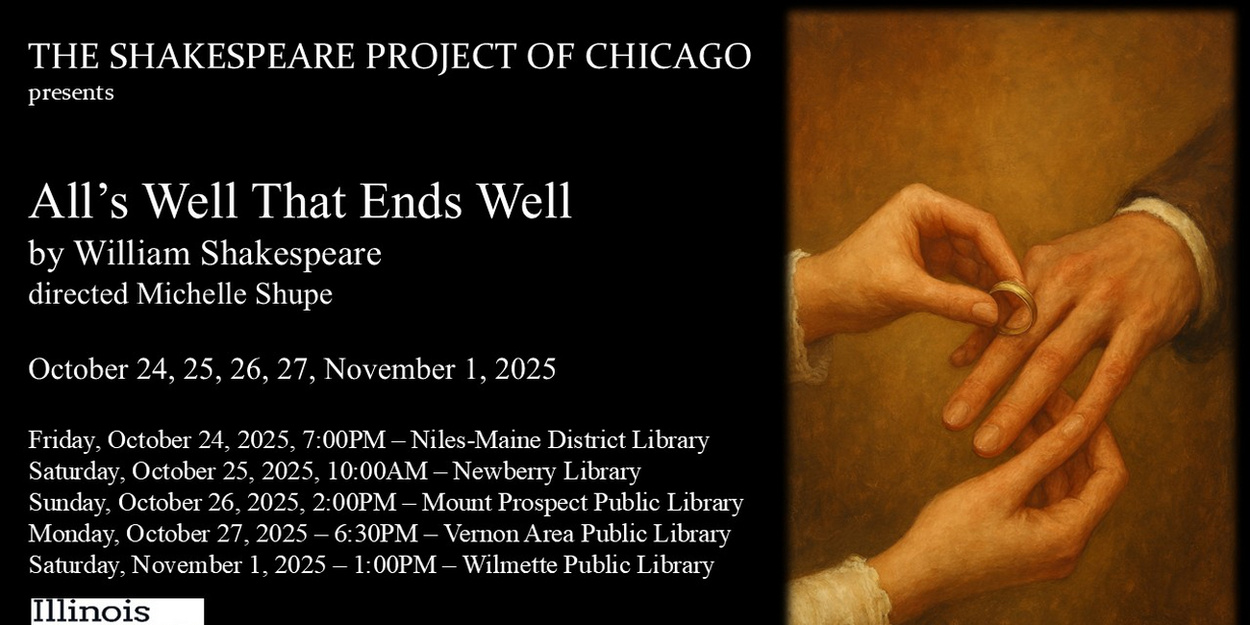 ALL'S WELL THAT ENDS WELL to Open Shakespeare Project Of Chicago 31st ...