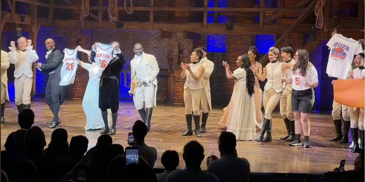 Video: HAMILTON Cast Sings 'New York, New York' For the Knicks at ...