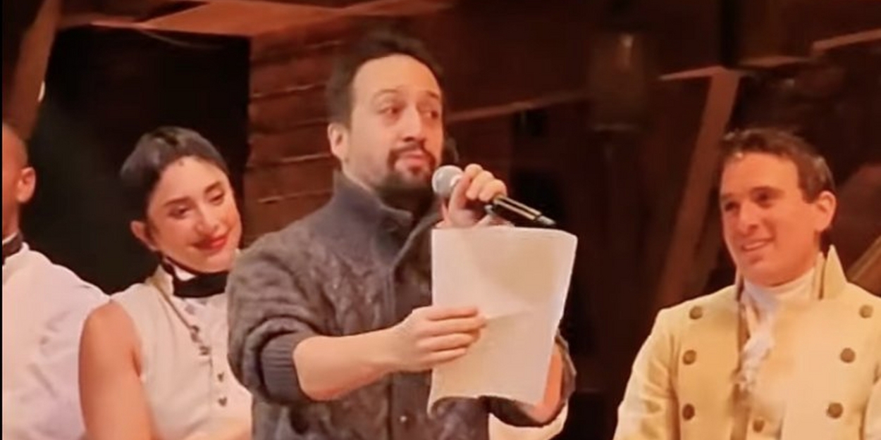 Video: Lin-Manuel Miranda Makes Surprise Appearance During HAMILTON ...