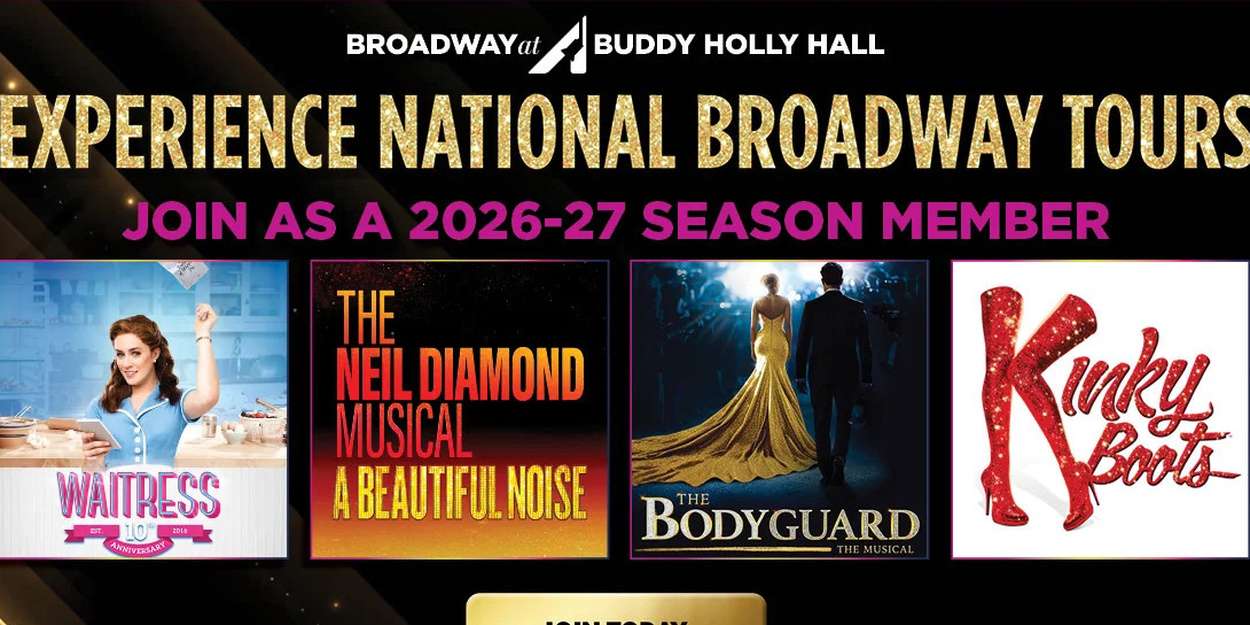 WAITRESS, A BEAUTIFUL NOISE Set For Broadway At The Buddy Holly Hall ...