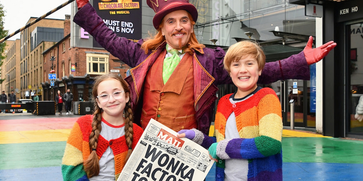 Willy Wonka Arrives in Birmingham to Celebrate CHARLIE AND THE ...