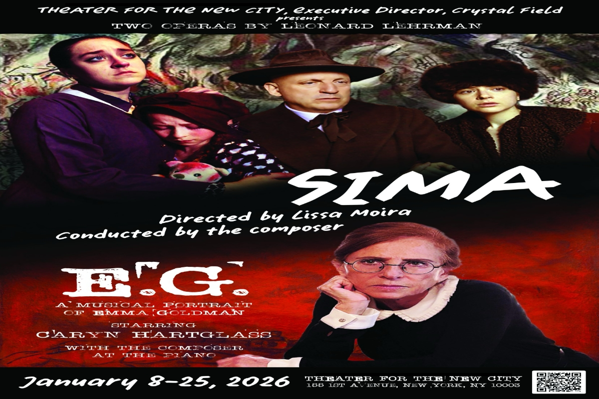 Sima and EG: A Musical Portrait of Emma Goldman - 2026 Off-Broadway ...