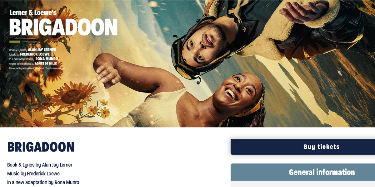 Brigadoon - 2025 West End Musical Revival: Tickets & Info | Broadway World