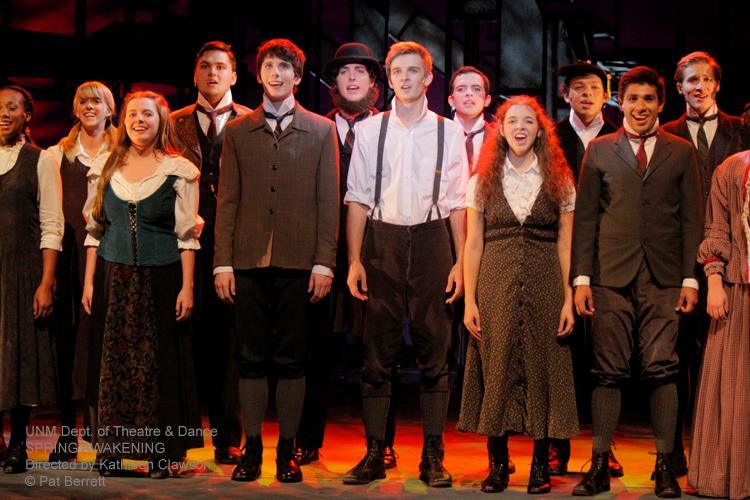 Spring Awakening at Rodey Theatre, Center for the Arts, UNM Main Campus ...