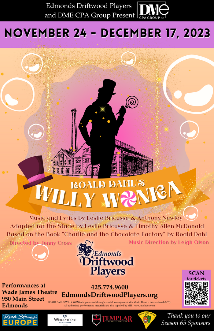 Roald Dahl's Willy Wonka at Wade James Theatre Seattle - 2023