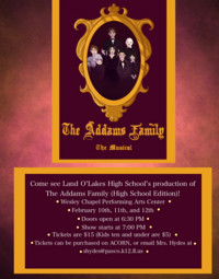 The Addams Family at Wesley Chapel Tampa - 2022