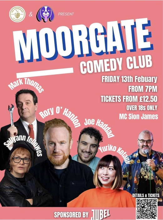 Moorgate Comedy Club at The Tokenhouse Pub : Rory 'O Hanlon , Mark ...