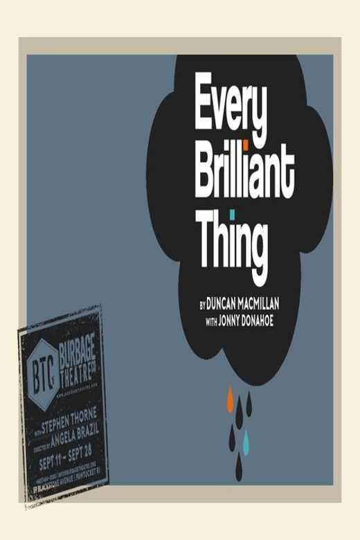 EVERY BRILLIANT THING with Stephen Thorne directed by Angela Brazil at ...
