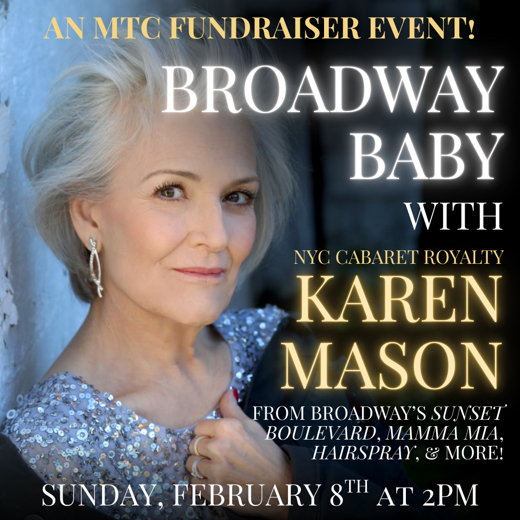 Broadway Baby with Karen Mason at Music Theatre of CT Connecticut - 2026