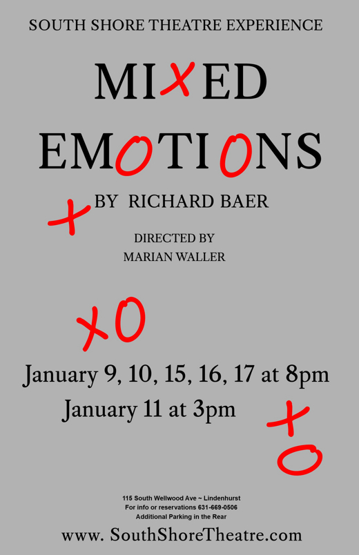 Mixed Emotions by Richard Baer at South Shore Theatre New York - 2026