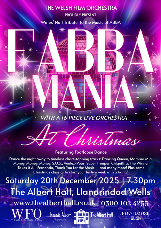 Fabba Mania with a live 16 piece Orchestra at Christmas On December 20 ...