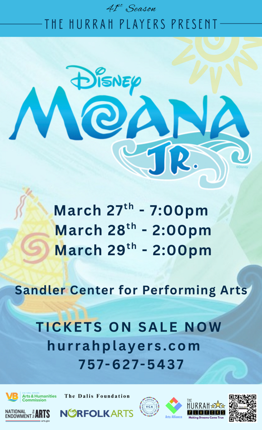 Disney's Moana Jr. at Sandler Center for Performing Arts Norfolk - 2026