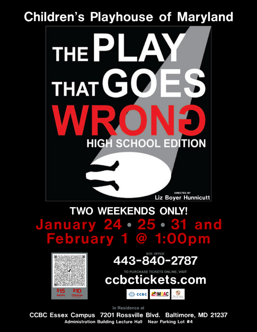 "The Play That Goes Wrong - High School Edition" at Children's ...