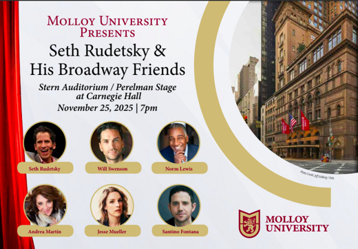 Molloy University Presents Broadway Benefit Concert at Carnegie Hall ...