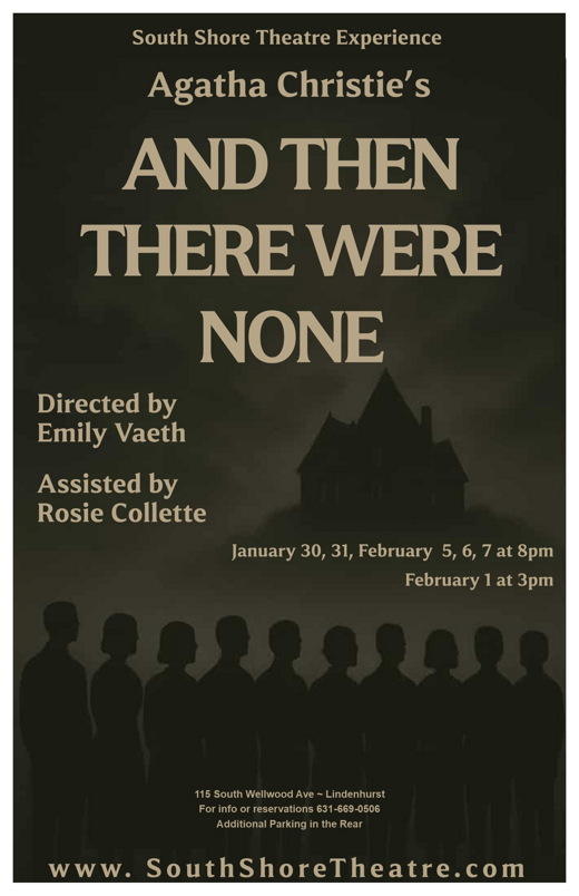 And Then There Were None by Agatha Christie at South Shore Theatre Long ...