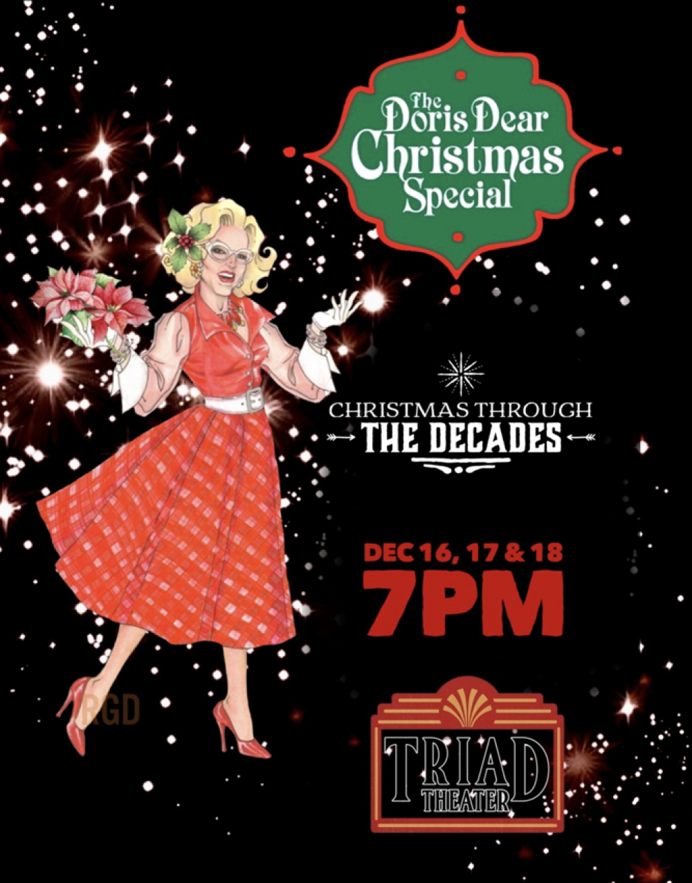 The Doris Dear 2021 Christmas Special - The Triad Theater Stage Mag